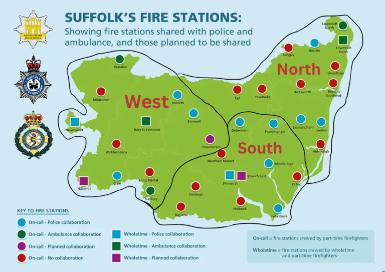 Fire stations in Suffolk - SFRS
